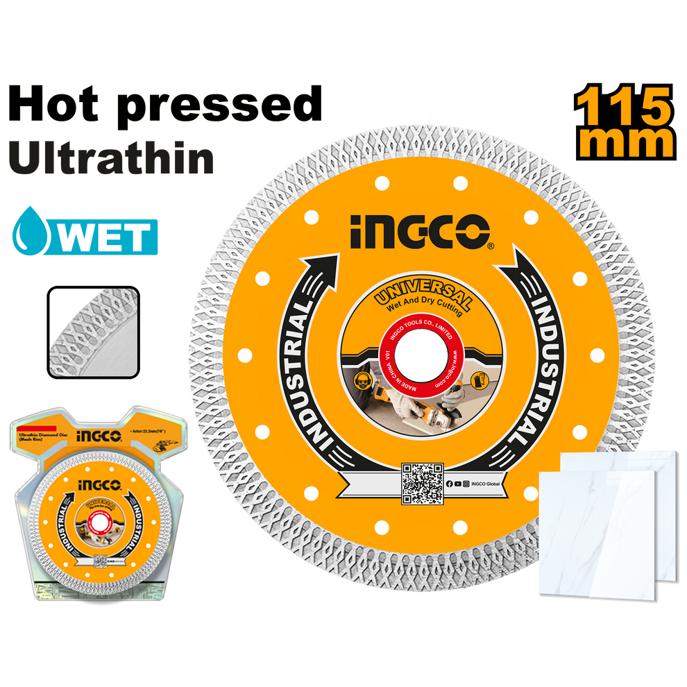 Disco Diamantado Borde Malla 4-1/2X22.2Mm INGCO DMD081151HT ...